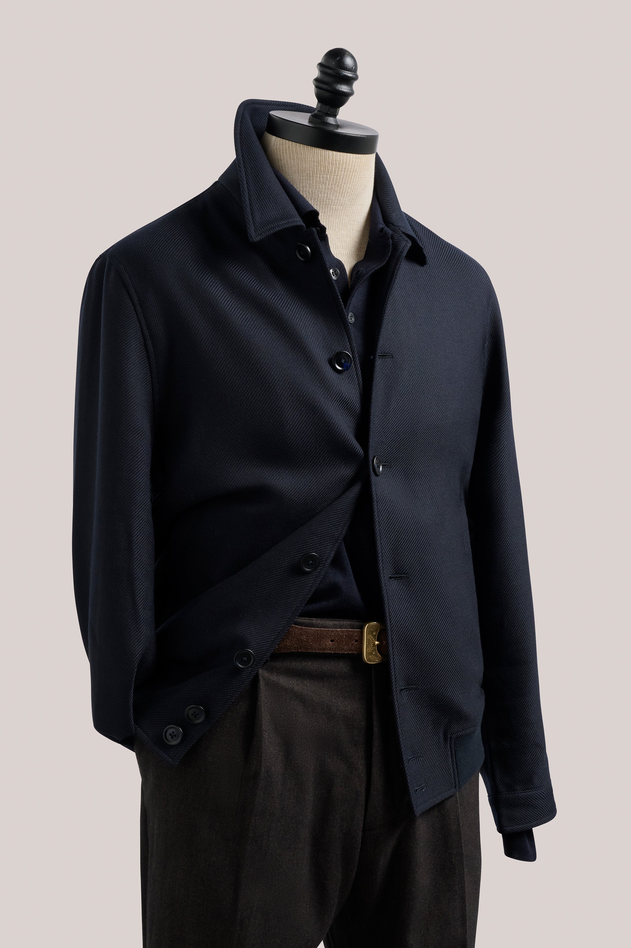 Macedon Bomber - Wool - Navy – CHRISTIAN KIMBER